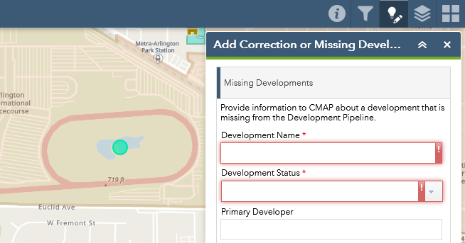 Submitting missing developments - CMAP Development Pipeline Data ...